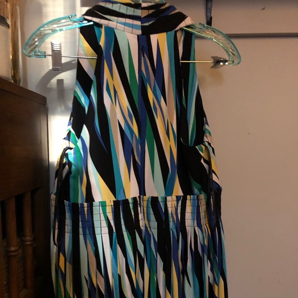 Calvin Klein | Dresses | Halter Style Dress With Aline Full Bottom ...